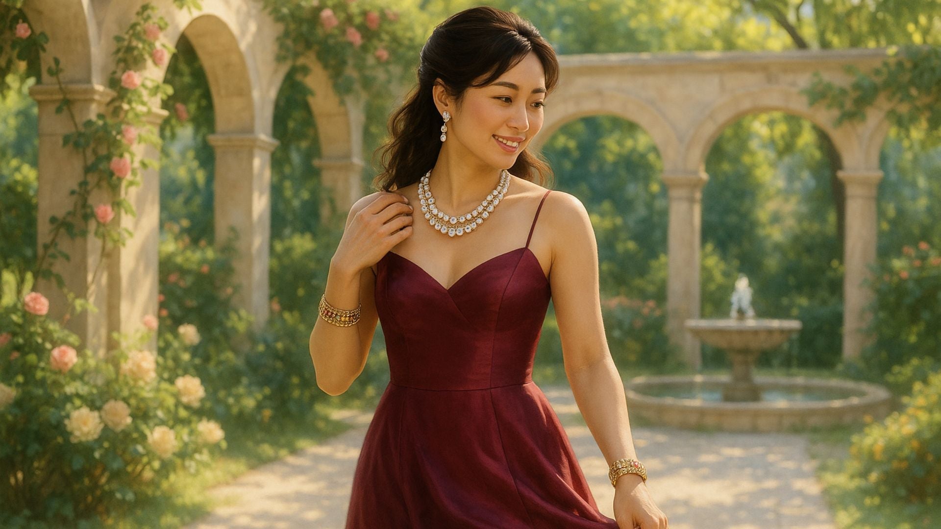 does maroon go with silver