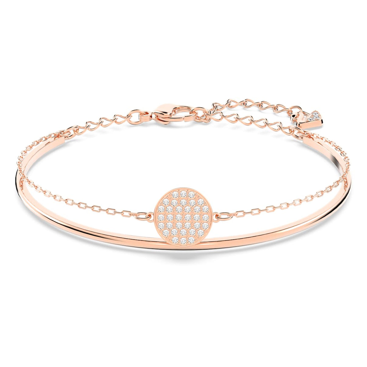 SUBLIMA BANGLE WHITE ROSE GOLD TONE PLATED
